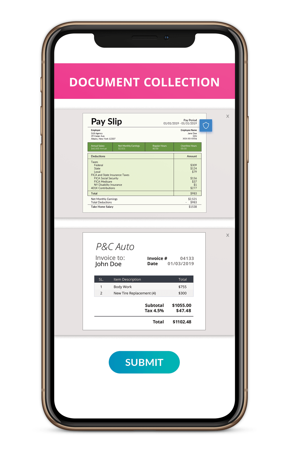 Screenshot: Document Collection | Lightico